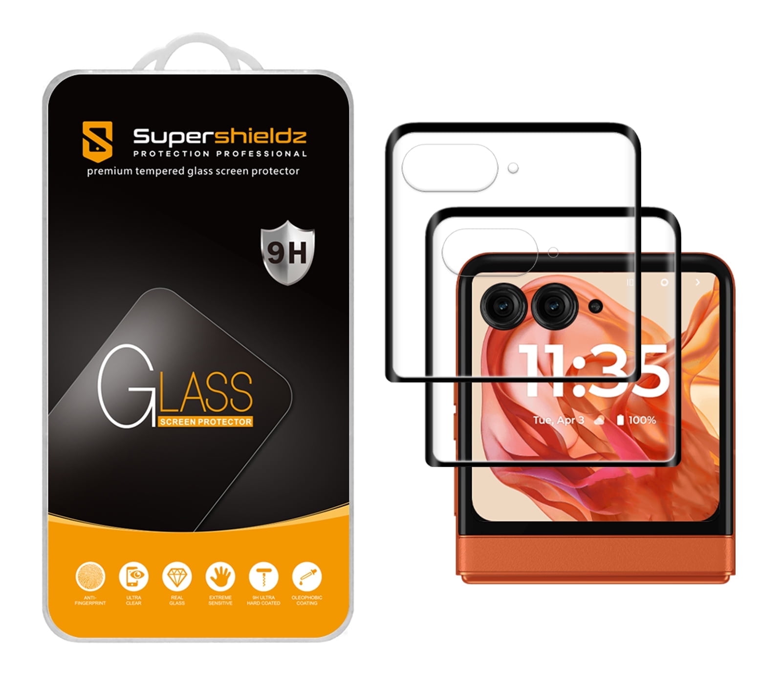 Supershieldz Tempered Glass Screen Protector, Anti-Scratch, for ...