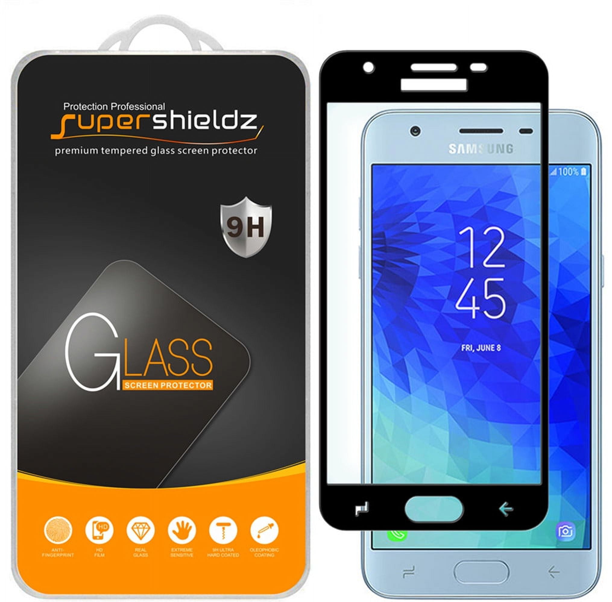(2-Pack) Supershieldz Designed for Samsung Galaxy J3 Top [Full Screen ...