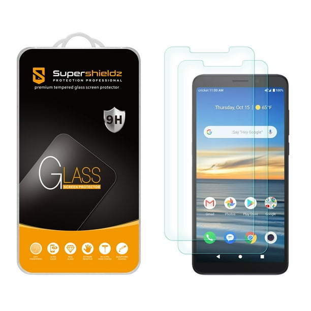 (2 Pack) Supershieldz Designed for Alcatel Lumos and Alcatel Axel Tempered Glass Screen ...