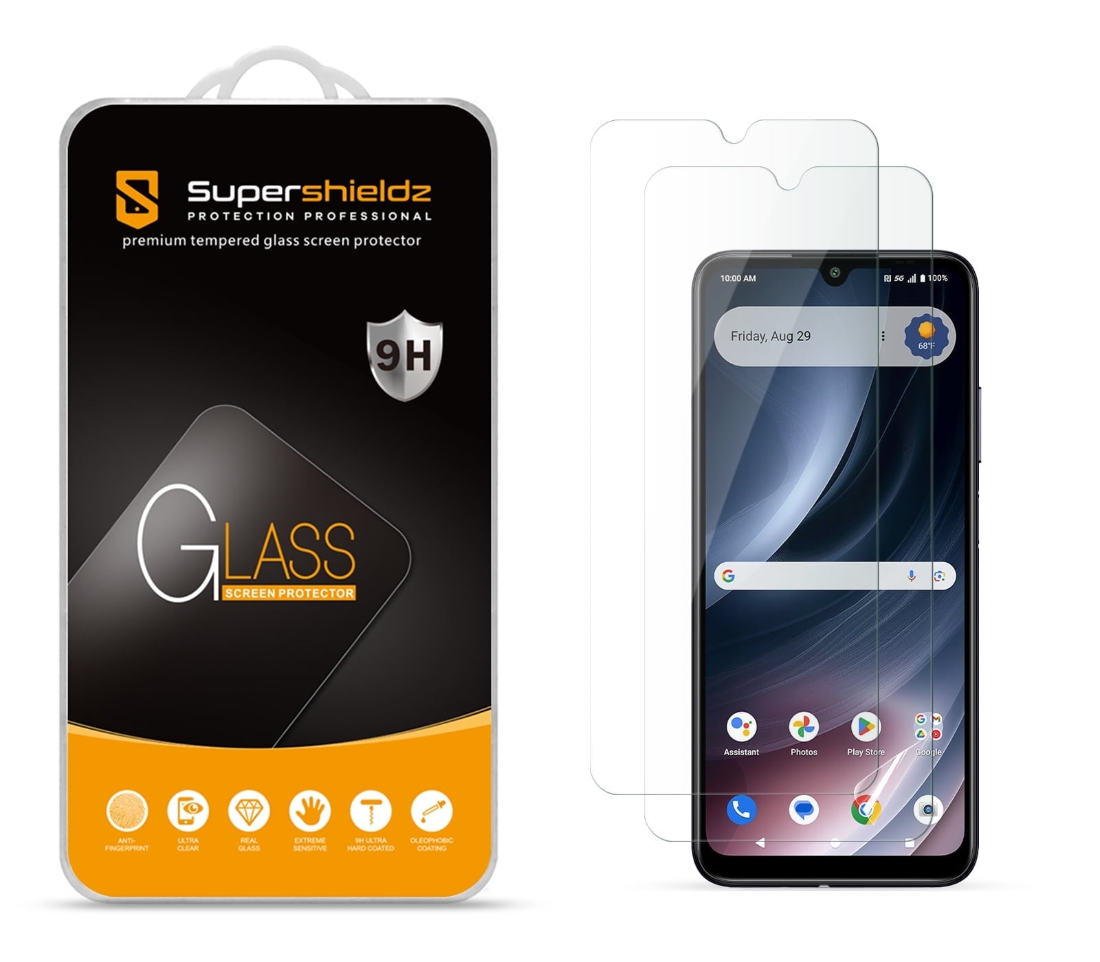 (2 Pack) Supershieldz Designed for Cricket Icon Plus (2026) / AT&T ...