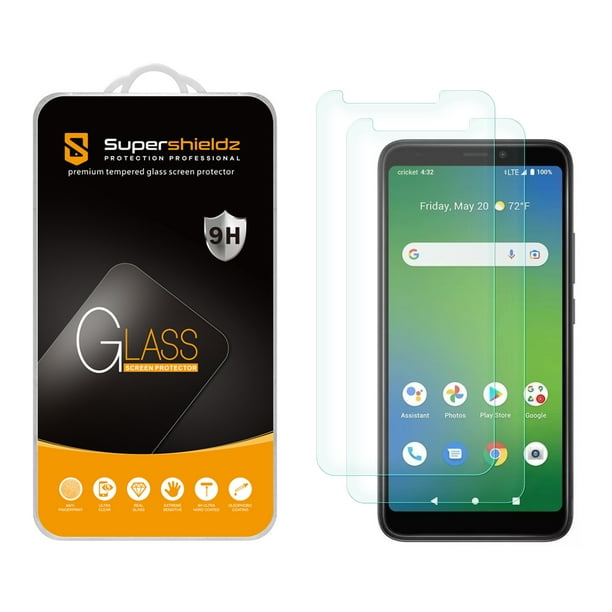 (2 Pack) Supershieldz Designed for Cricket (Vision Plus) Tempered Glass ...