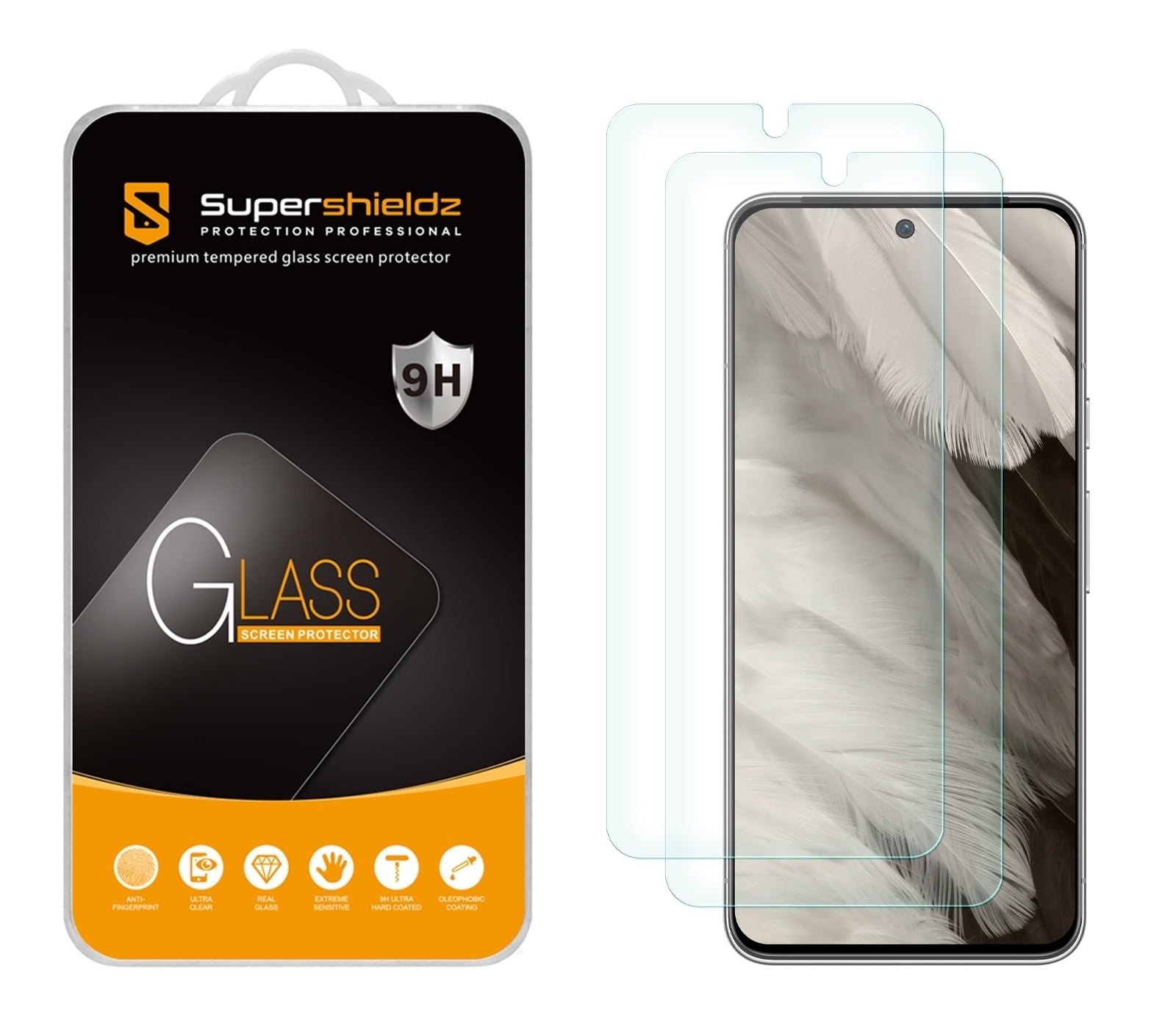 Supershieldz Google Pixel 8 Screen Protector, Tempered Glass, Anti ...