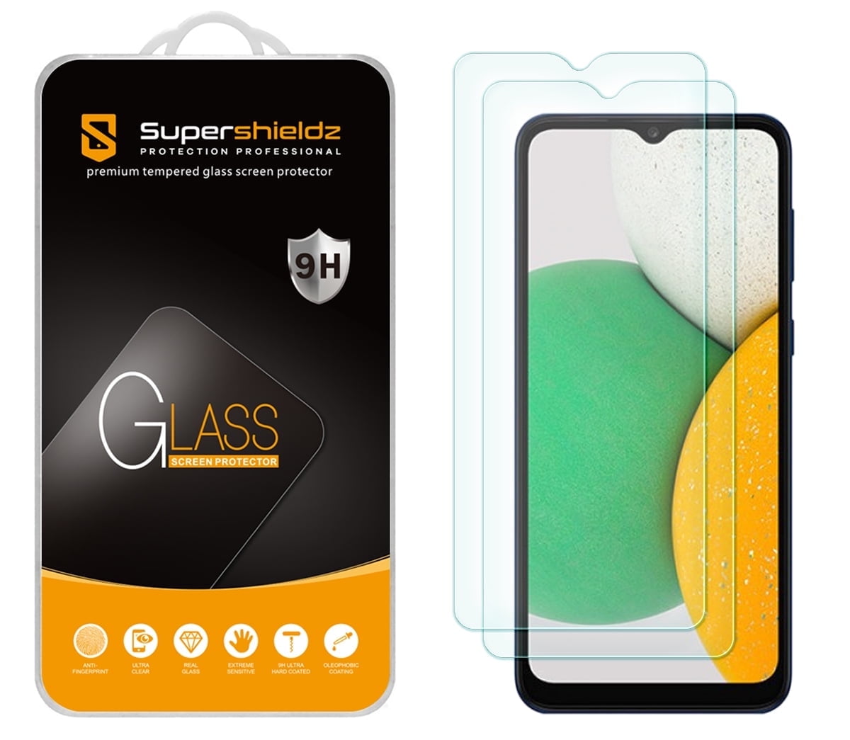Supershieldz Tempered Glass Screen Protector for Samsung Galaxy A03s ...
