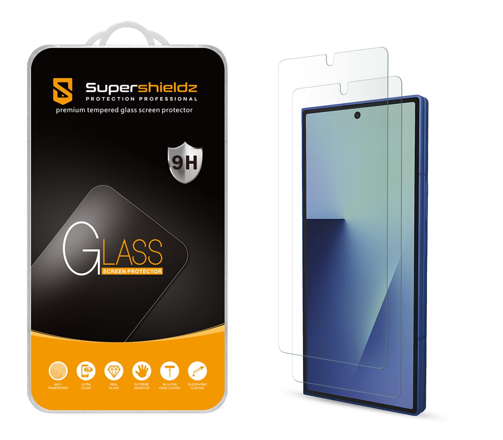 (2 Pack) Supershieldz Designed for Samsung Galaxy Z Fold 7 (Front ...