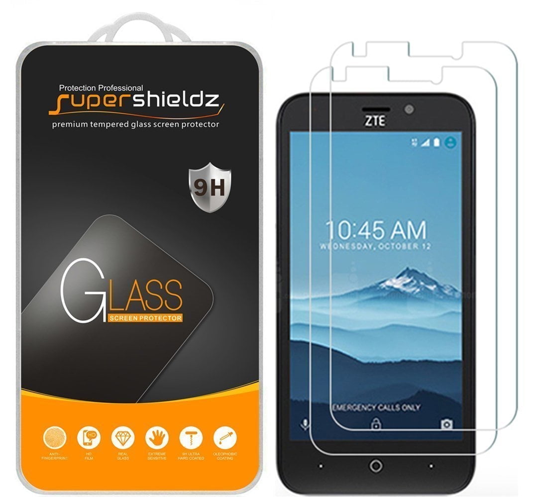 [2-Pack] Supershieldz Designed for ZTE ZFive 2 4G LTE Tempered Glass ...