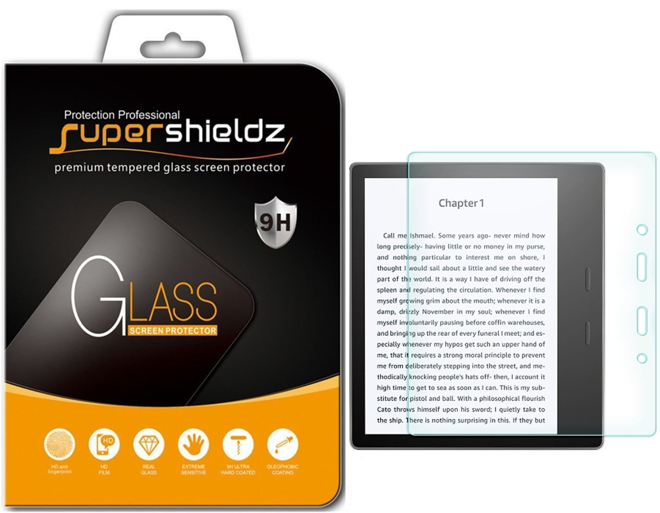 [2-Pack] Supershieldz for Kindle Oasis (9th / 10th Generation, 2017 / ...