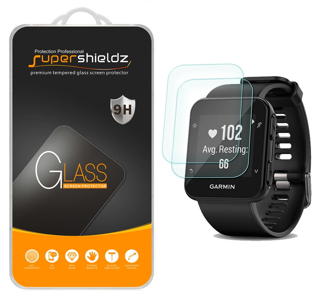 [2-Pack] Supershieldz for Garmin Forerunner 35 Tempered Glass Screen ...