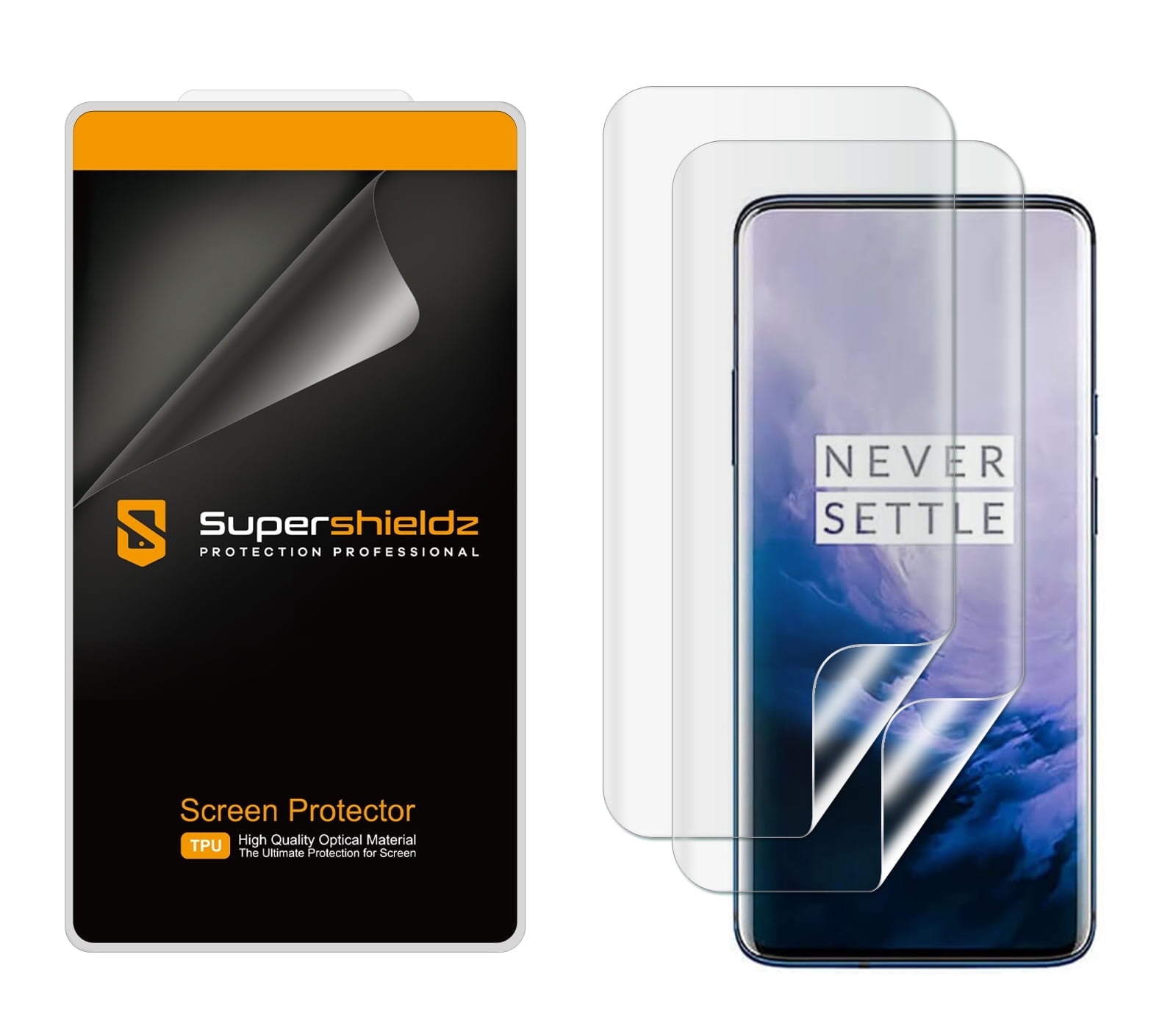 [2-Pack] Supershieldz for OnePlus 7 Pro/ OnePlus 7T Pro Screen ...