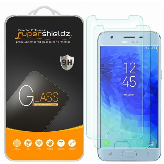 [2-Pack] Supershieldz for Samsung Galaxy J3 Star Tempered Glass Screen ...