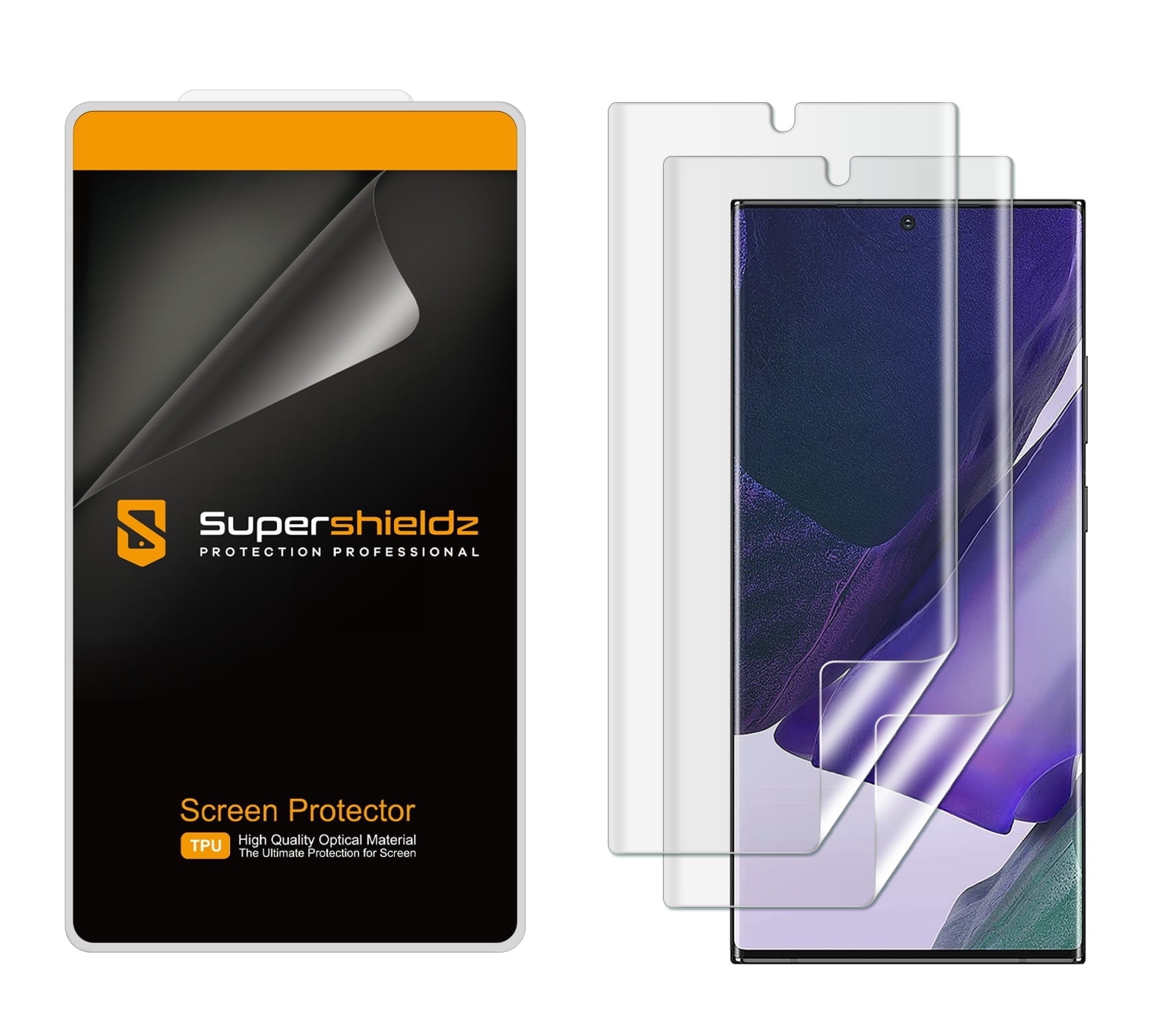 2-Pack Supershieldz Screen Protector for Samsung Note 20 Ultra 5G, Full ...