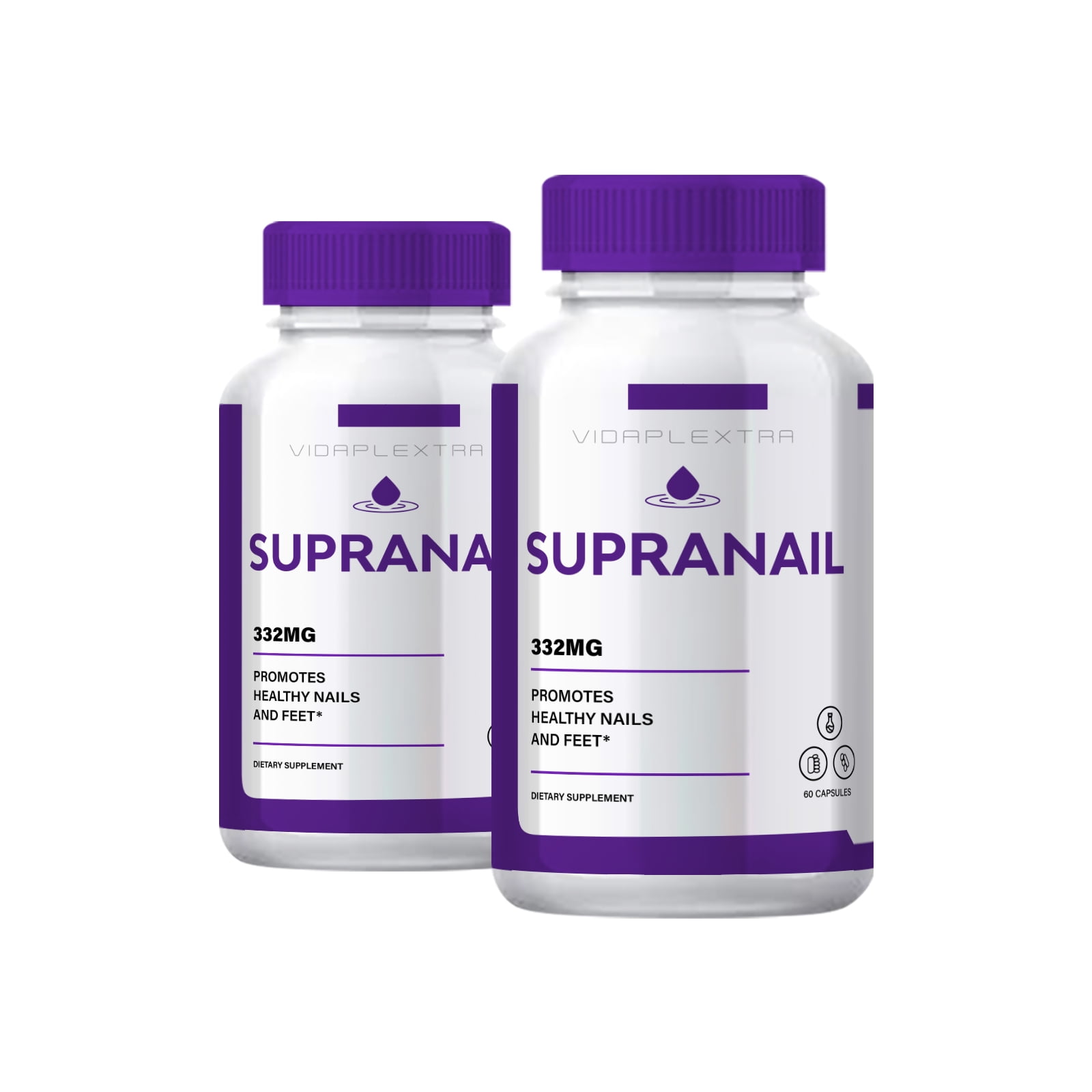 (2 Pack) Supra Nail - SupraNail Capsules - Walmart.com
