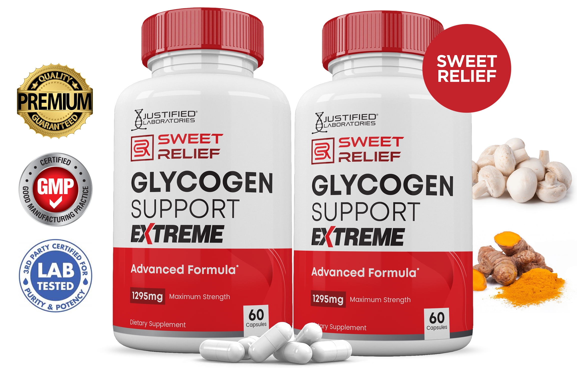 (2 Pack) Sweet Relief Glycogen Extreme Advanced Formula 1295MG 120 ...