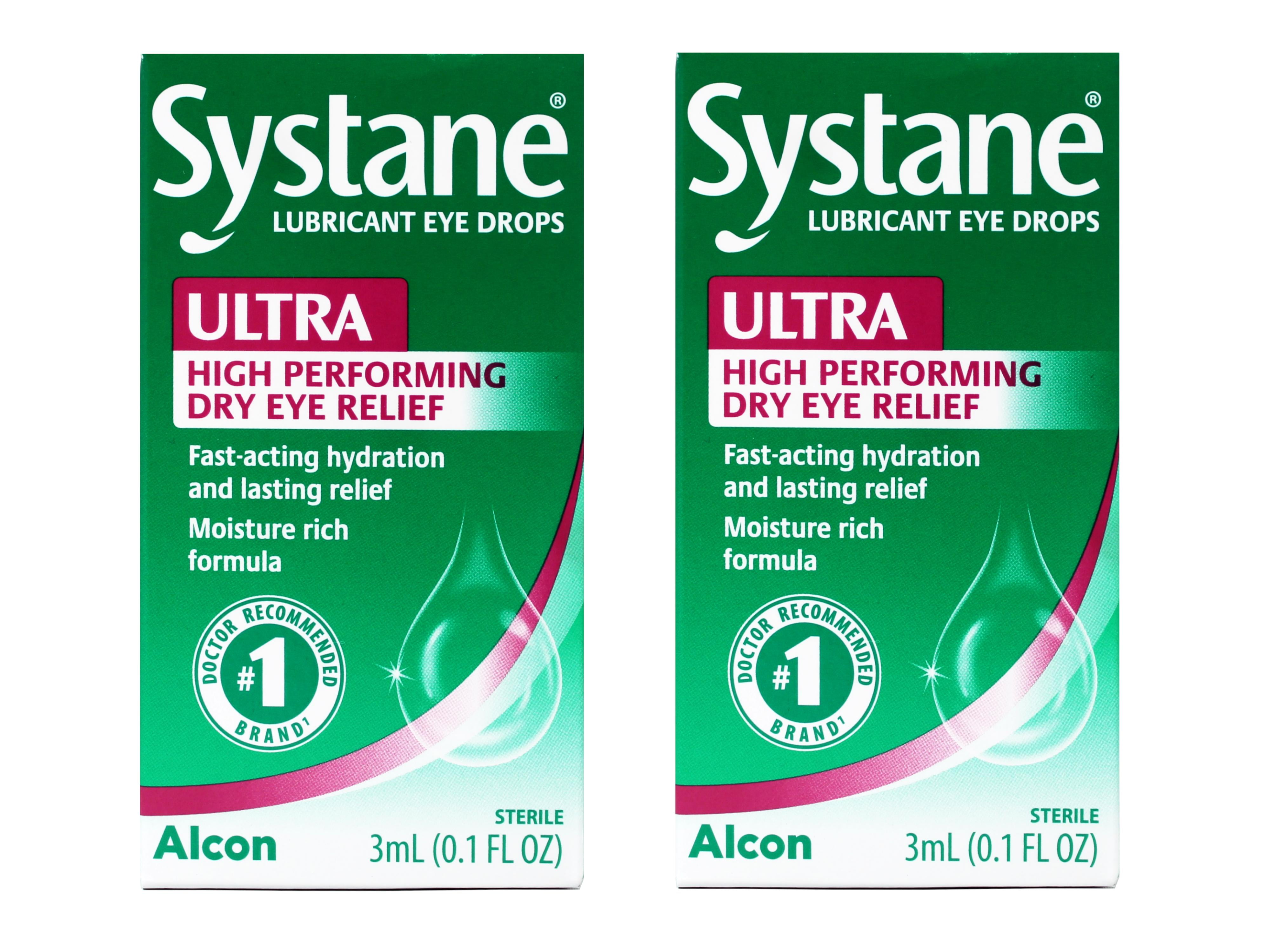 2 Pack - Systane Lubricant Eye Drops Ultra High Performing Dry Eye ...