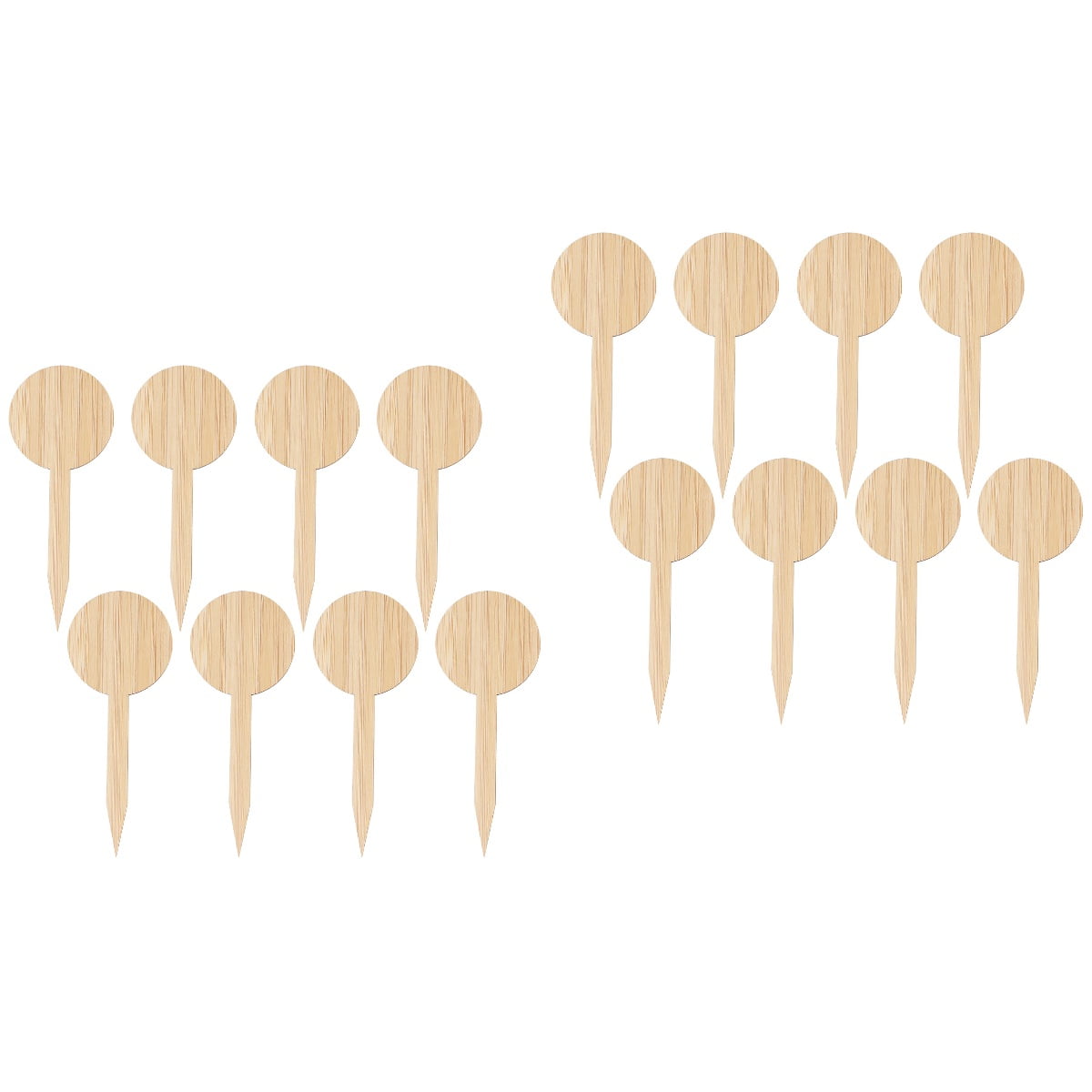 2 Pack T Type Round Tip Labels Plant Nursery Marker Garden Stake Tags ...