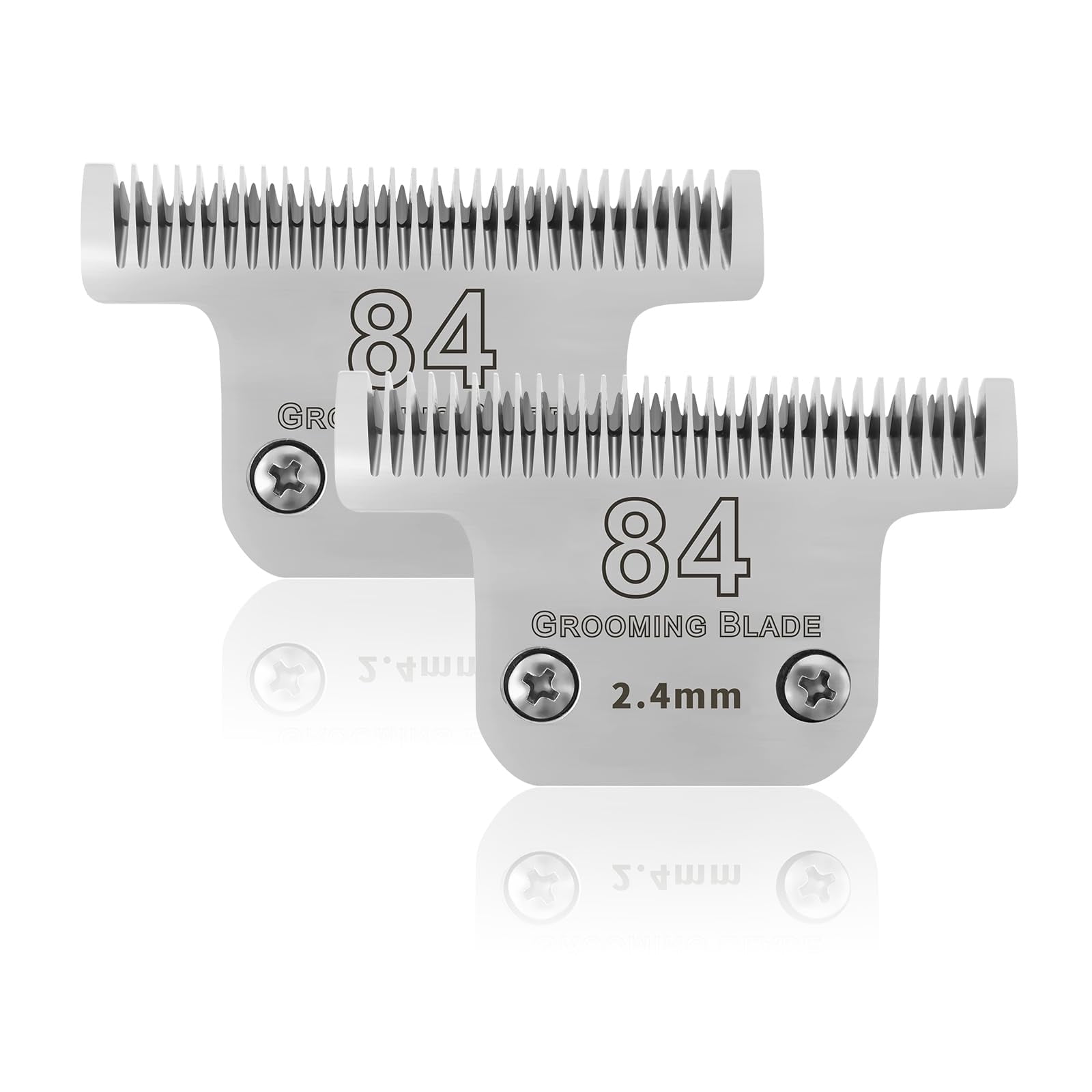 2 Pack T84# Detachable DHF10 Pet Dog Grooming Stainless Steel Blades ...