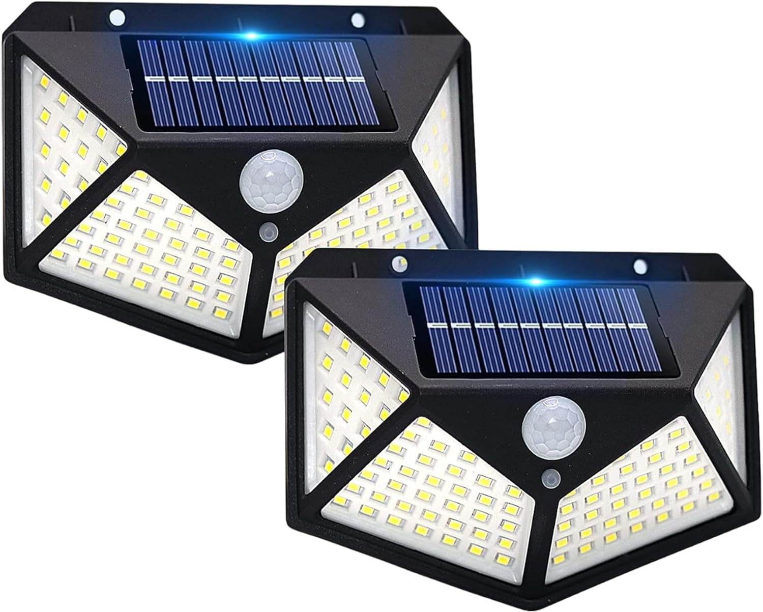 2 Pack TIFOR Solar Outdoor Lights, IP65 Waterproof Motion Sensor Wall ...