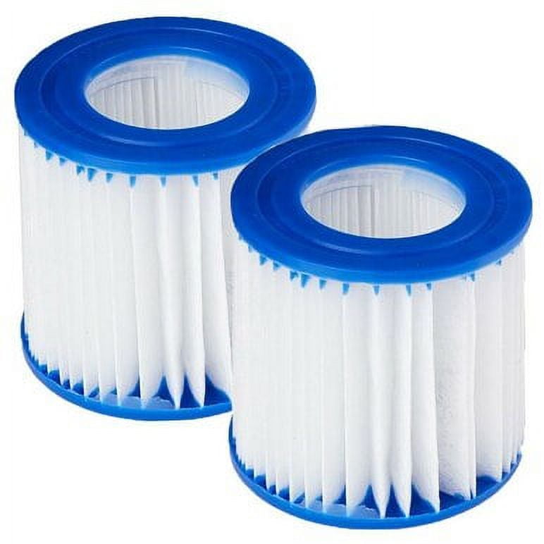 2-Pack Type D Universal Pool Filter Cartridges for Intex Bestway Summer ...