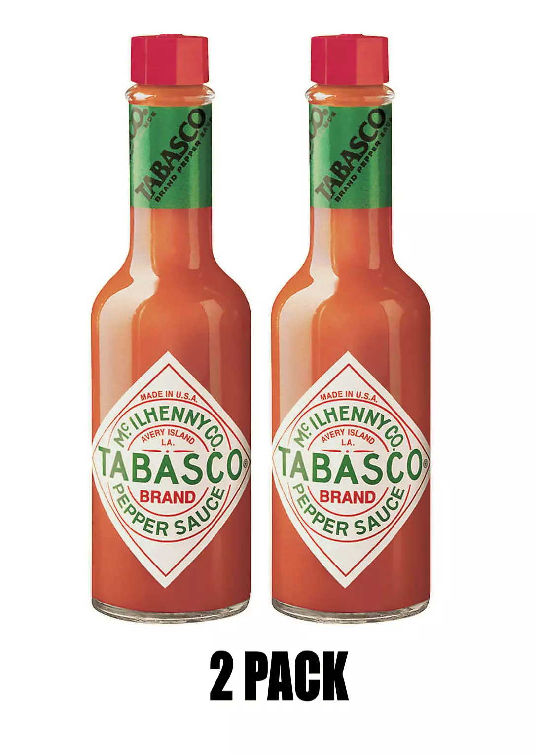 ( 2 Pack ) Tabasco Original Flavor Pepper Sauce, 12 Fl Oz - Walmart.com