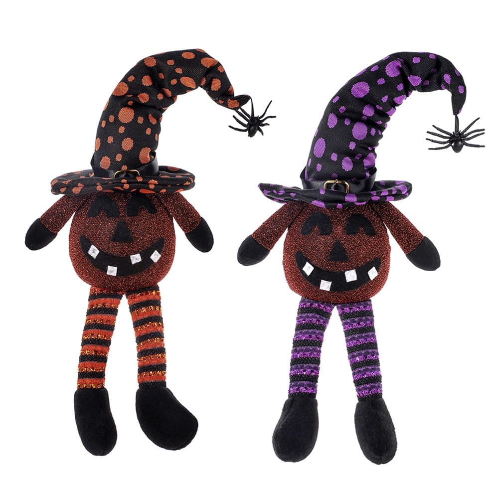 2 Pack Table Top Halloween Decorations Lighted Gnome Handmade Halloween ...