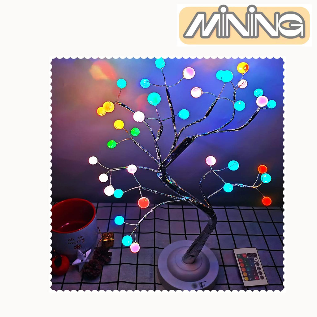 2-Pack Tall Color Changing Pearl Tree Lights with Remote and Timer ...