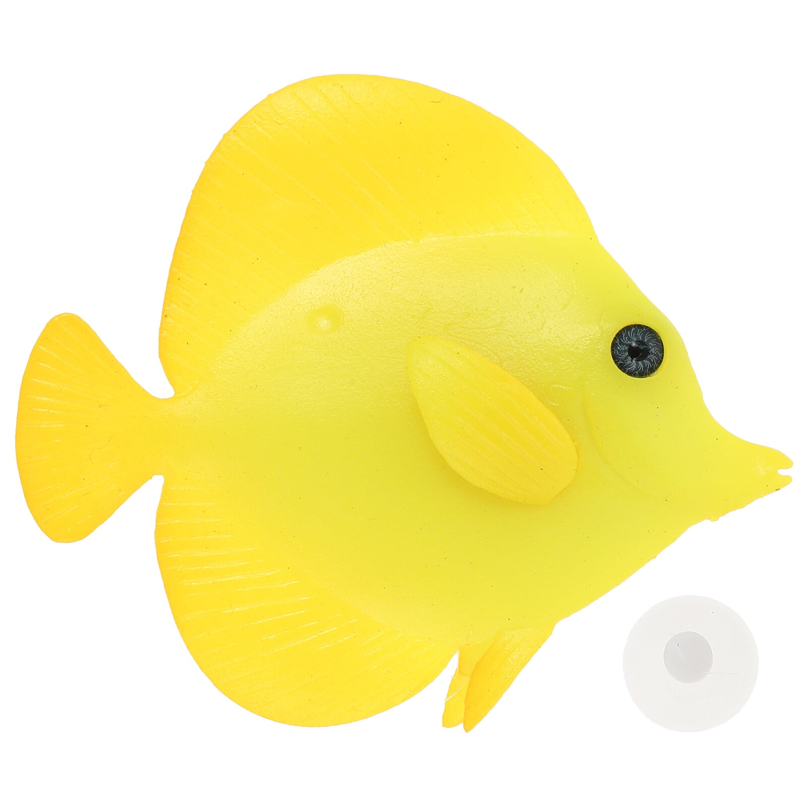 2 Pack Tank for Fake Fish Sliver Fishnet Sculpture Decoration Yellow ...