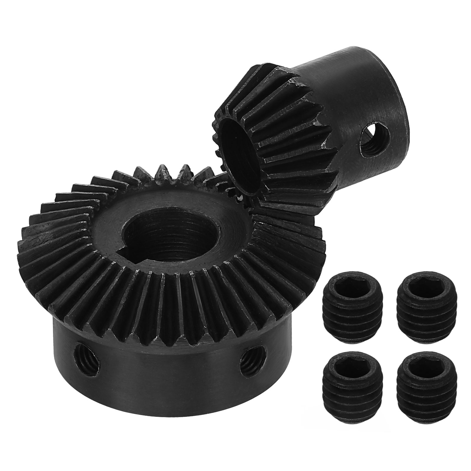 2 Pack Tapered Bevel Gears Set, 1 Mod 1:2 (20T/40T) Harden Steel ...