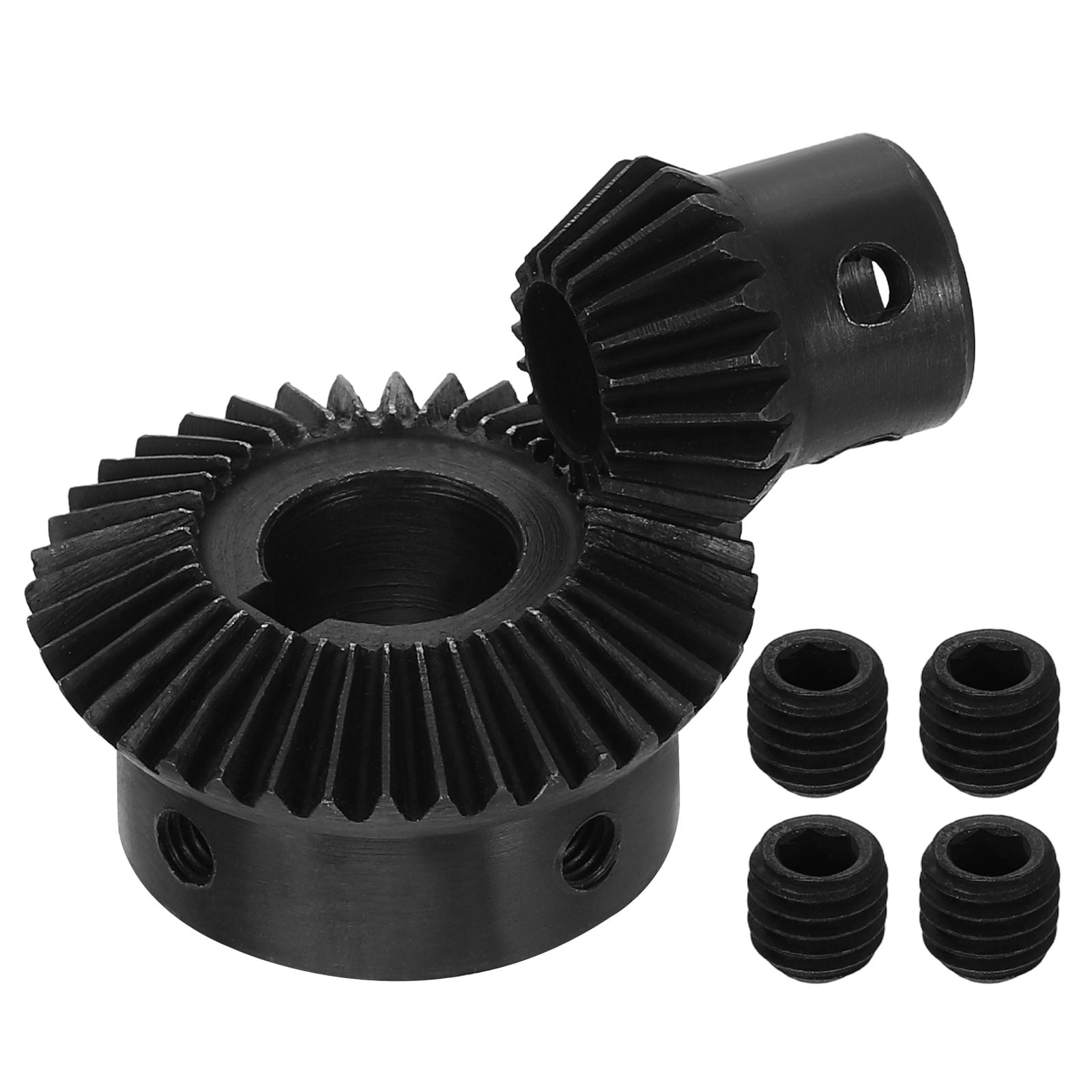 2 Pack Tapered Bevel Gears Set, 1 Mod 1:2 (20T/40T) Harden Steel ...