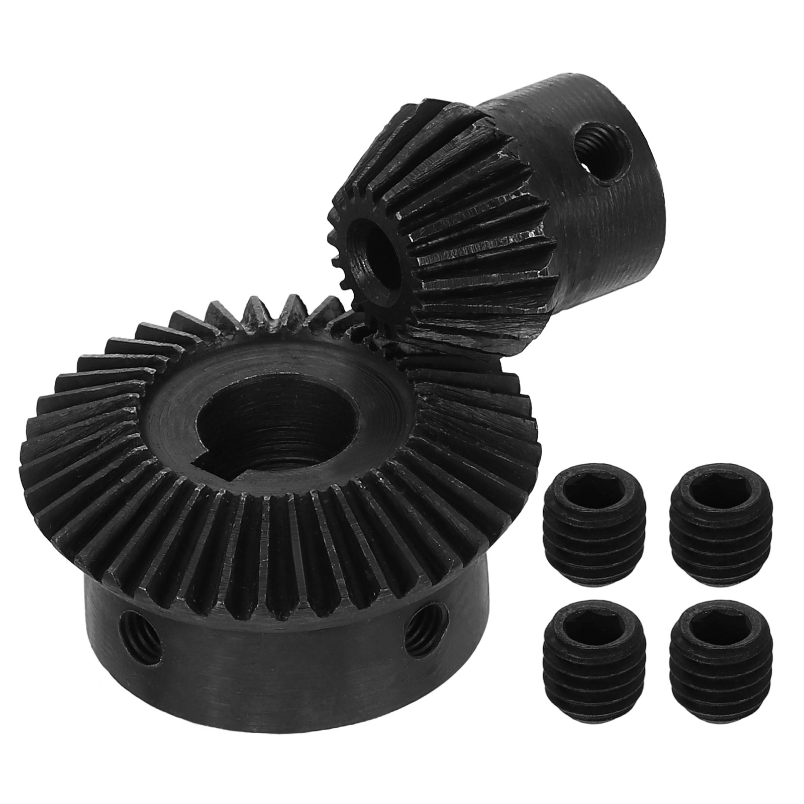 2 Pack Tapered Bevel Gears Set, 1 Mod 1:2 (20T/40T) Harden Steel ...