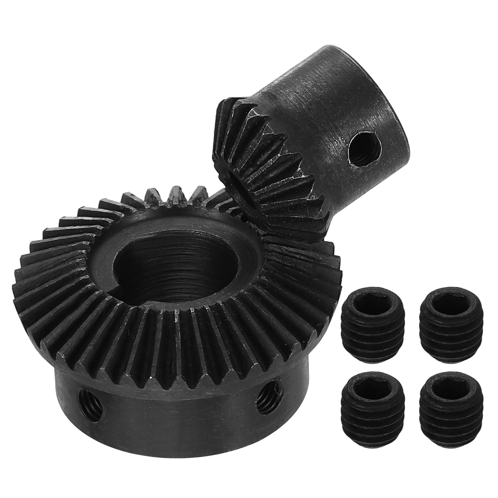2 Pack Tapered Bevel Gears Set, 1 Mod 1:2 (20T/40T) Harden Steel ...