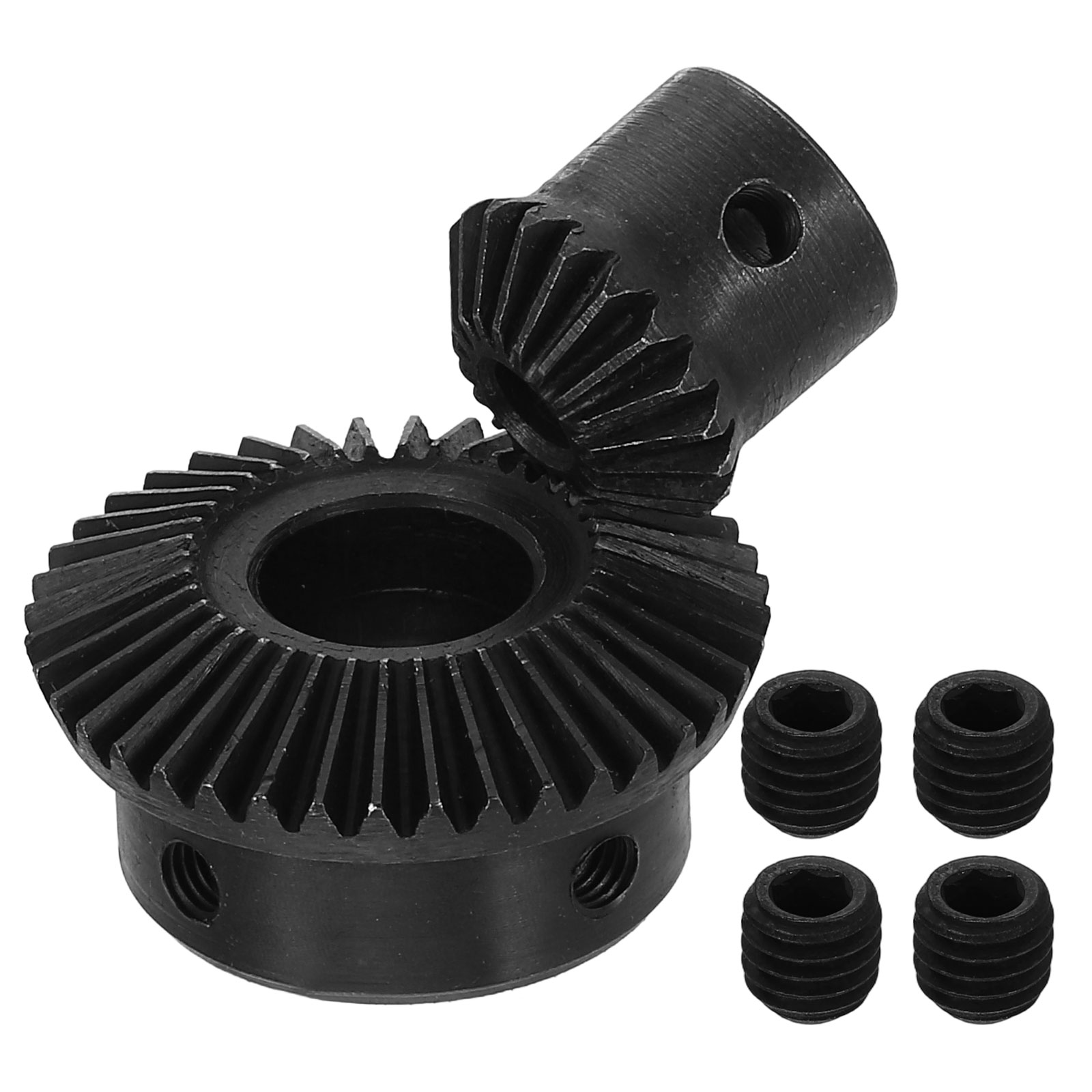 2 Pack Tapered Bevel Gears Set, 1 Mod 1:2 (20T/40T) Harden Steel ...
