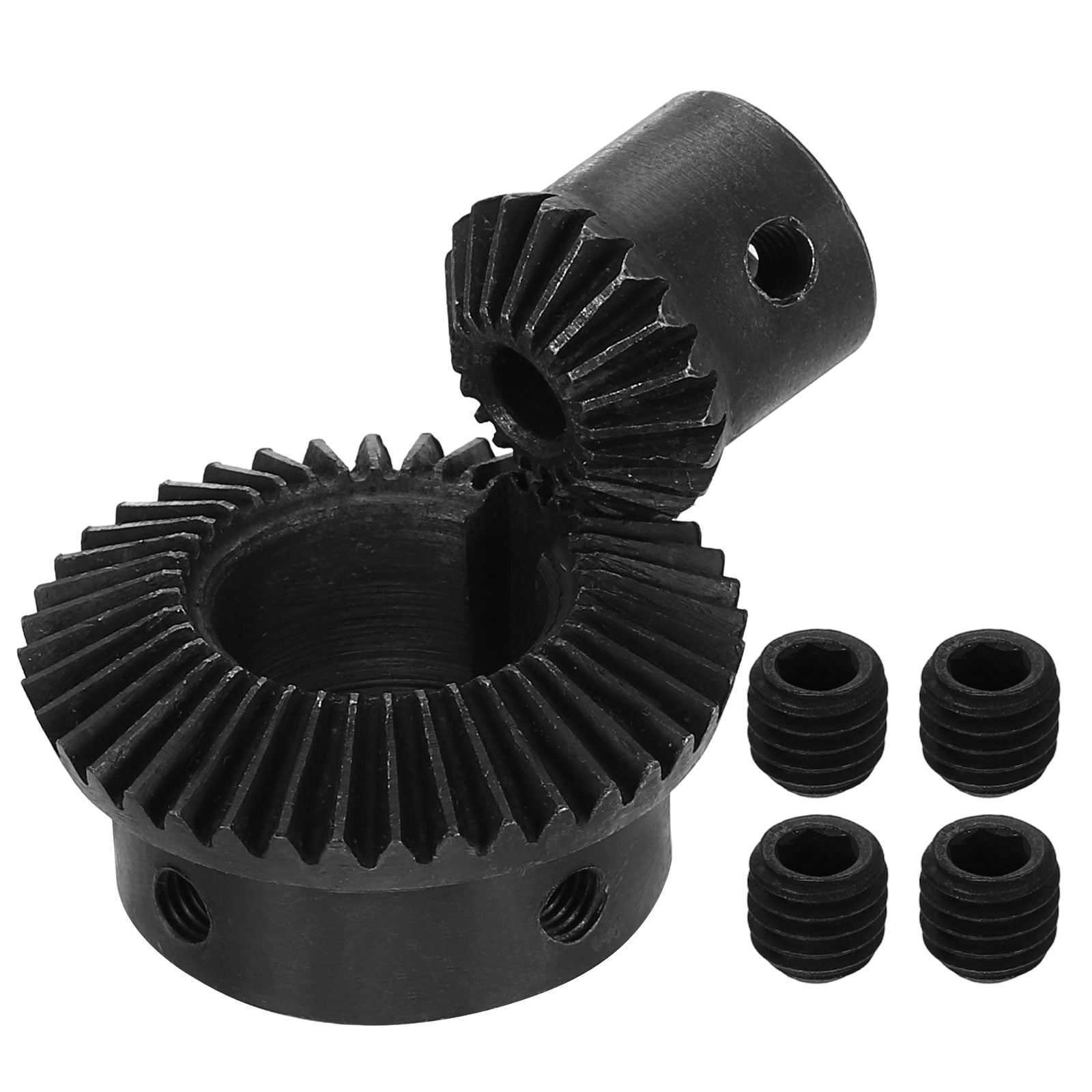 2 Pack Tapered Bevel Gears Set, 1 Mod 1:2 (20T/40T) Harden Steel ...