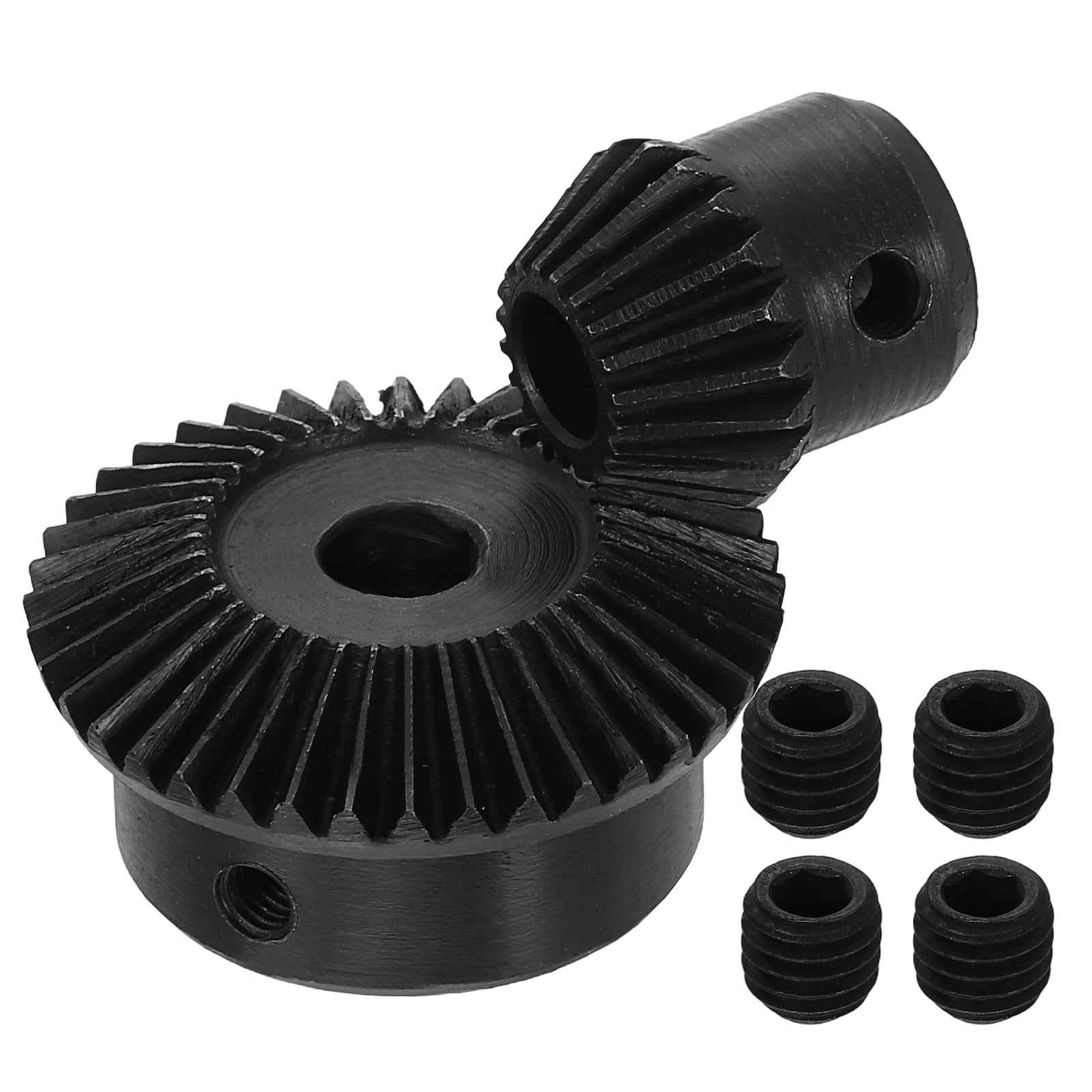 2 Pack Tapered Bevel Gears Set, 1 Mod 1:2 (20T/40T) Harden Steel ...
