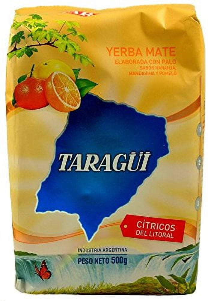 Taragui Yerba Mate Citricos, Orange, Lemon, Grapefruit, Loose Leaf, 2 ...