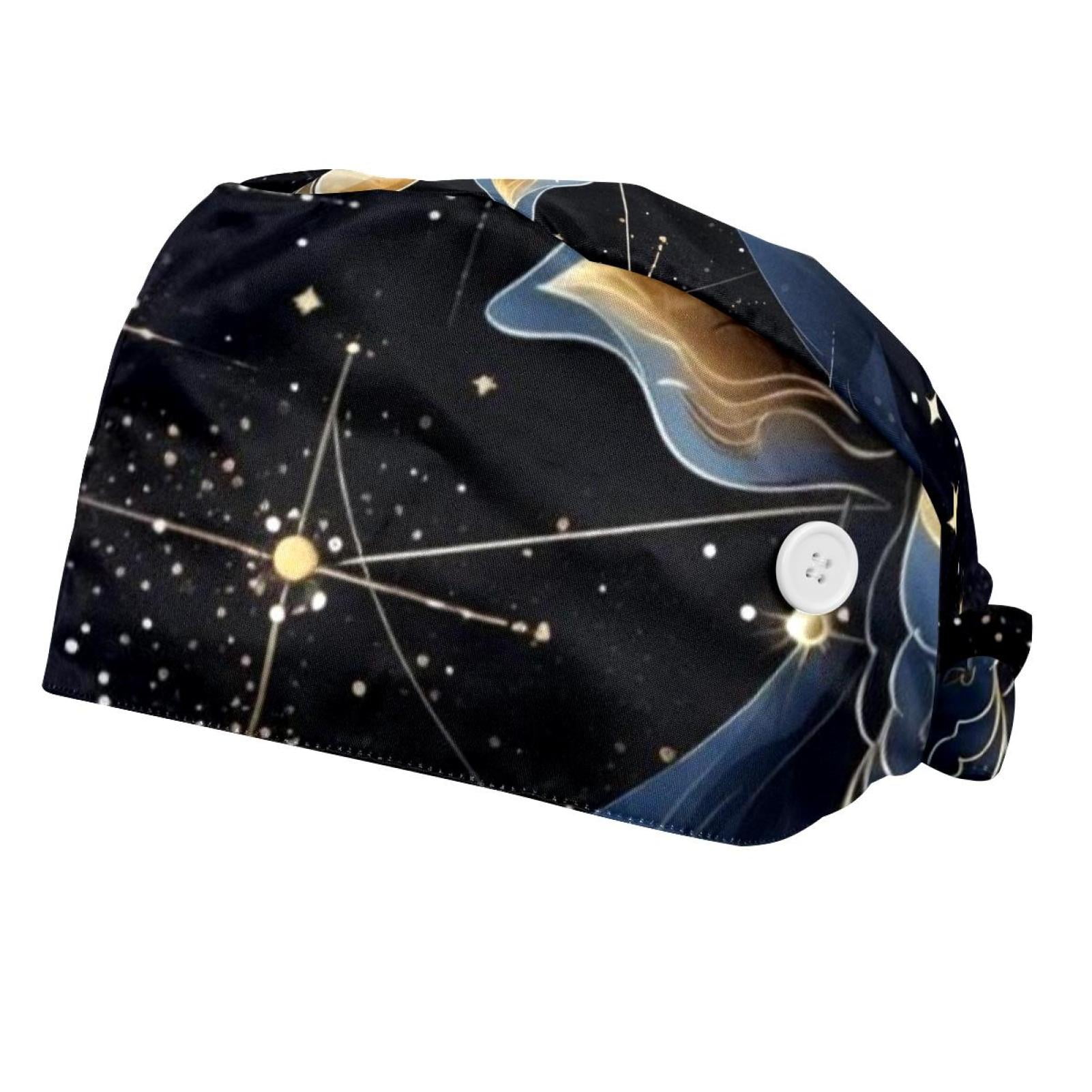 2 Pack Taurus Adjustable Bouffant Caps Hats Working Cap - Walmart.com