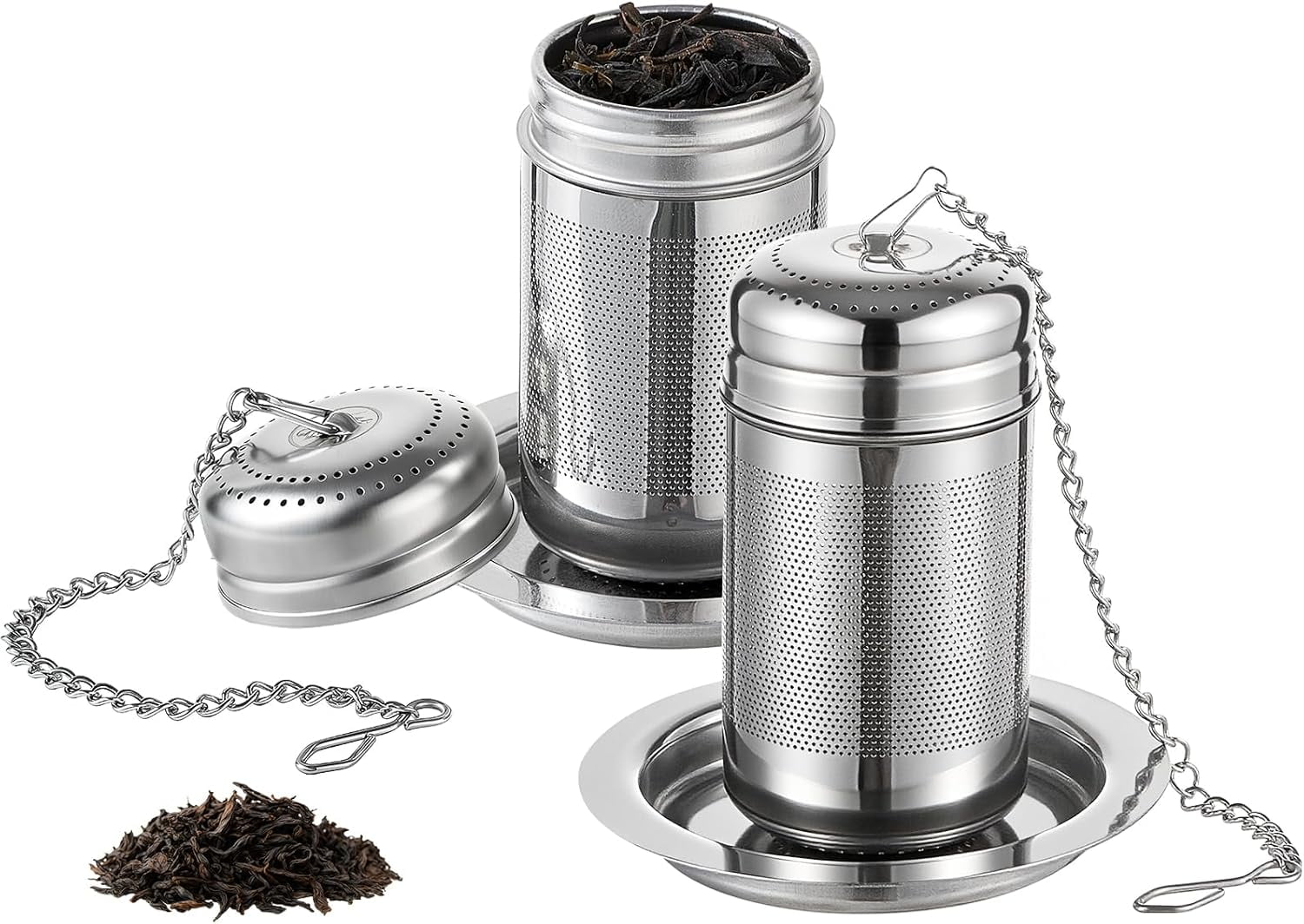 2 Pack Tea Infuser For Loose Leaf Tea, Extra Fine Mesh Tea Diffusers ...