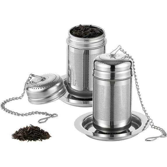 2 Pack Tea Infuser For Loose Leaf Tea, Extra Fine Mesh Tea Diffusers ...