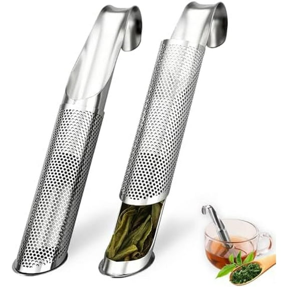 2 Pack Tea Infusers, Extra Fine Mesh Tea Strainer for Loose Tea ...