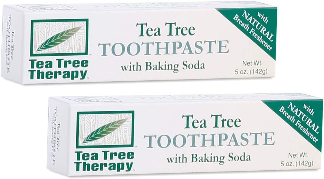 Tea Tree Therapy Toothpaste JMS2 with Baking Soda 5 Oz (Pack of 2 ...