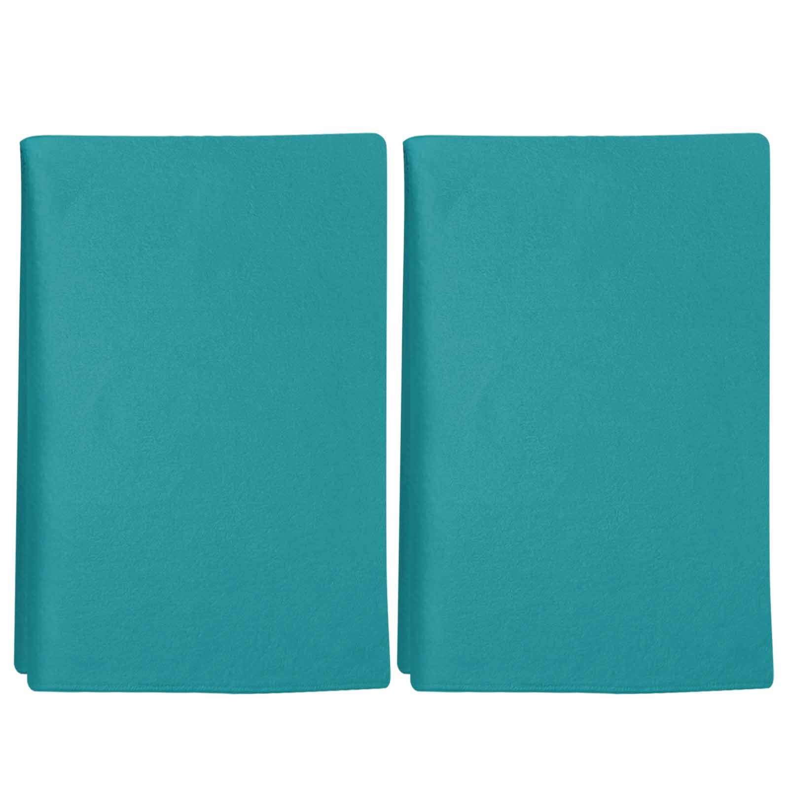 2 Pack Teal Kitchen Towels Solid Color Decorative Dish Towel Sets ...