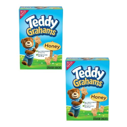 ( 2 Pack ) Teddy Grahams Nabisco Honey Graham Snacks 10 Oz. Box ...