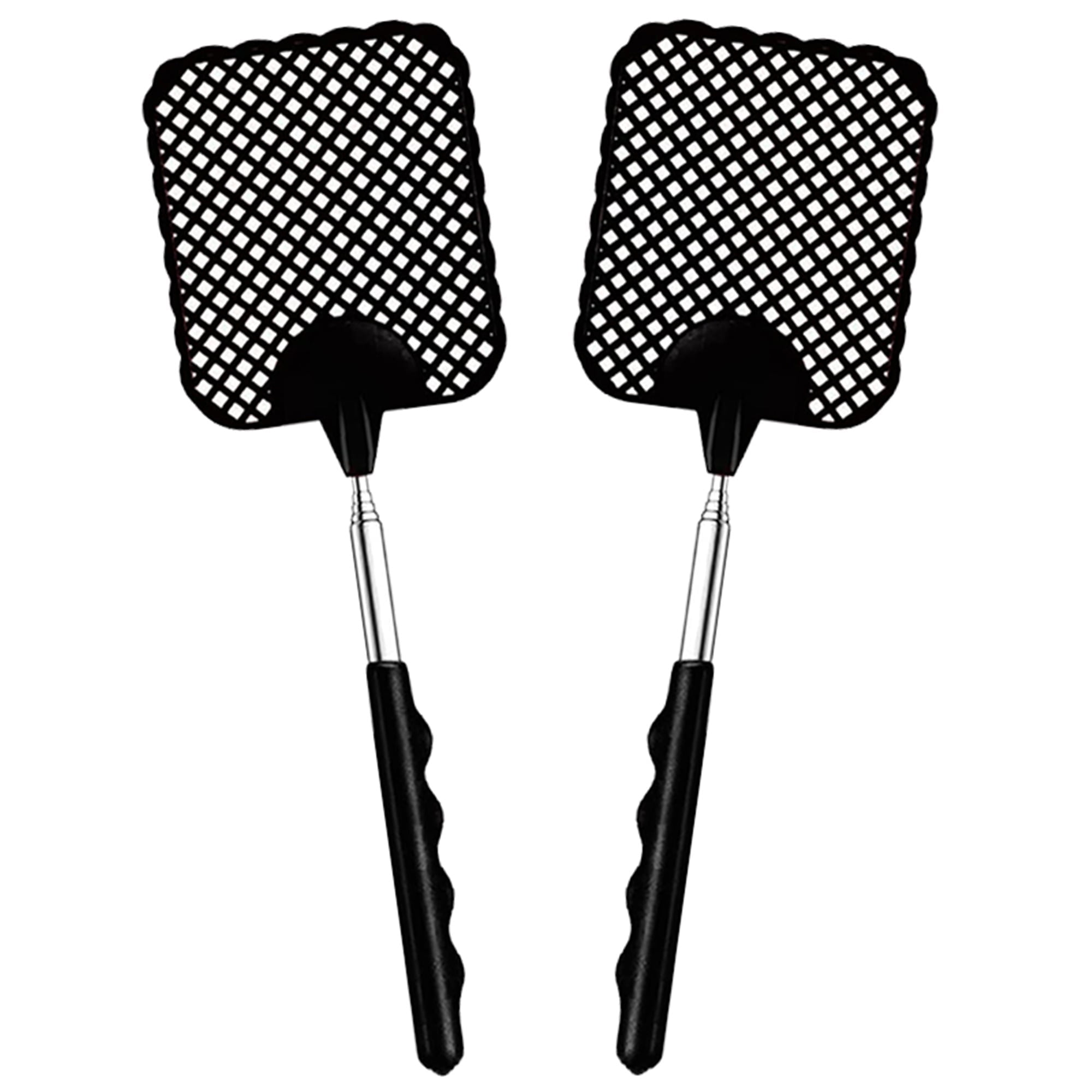 2-Pack Telescopic Swatter,Fly Swatters Multi Color,Heavy Duty Bugs and ...