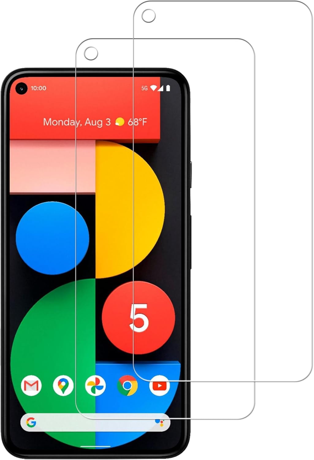 [2 Pack Tempered Glass Film For Google Pixel 5a 5G Screen Protector 2 ...