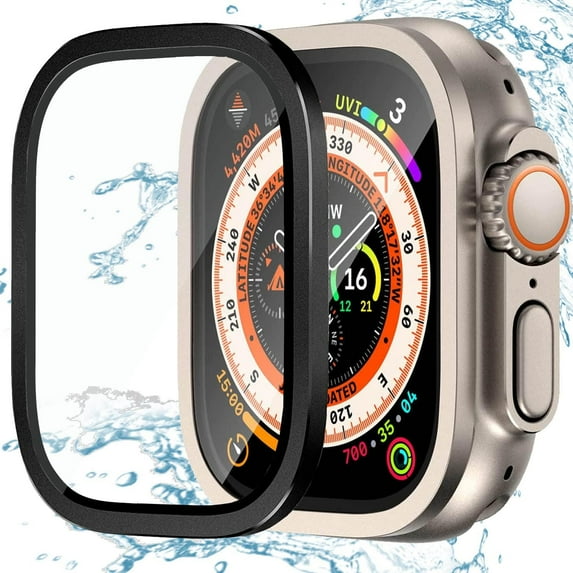 2 Pack Tempered Glass Screen Protector for Apple Watch Ultra/Ultra 2 ...