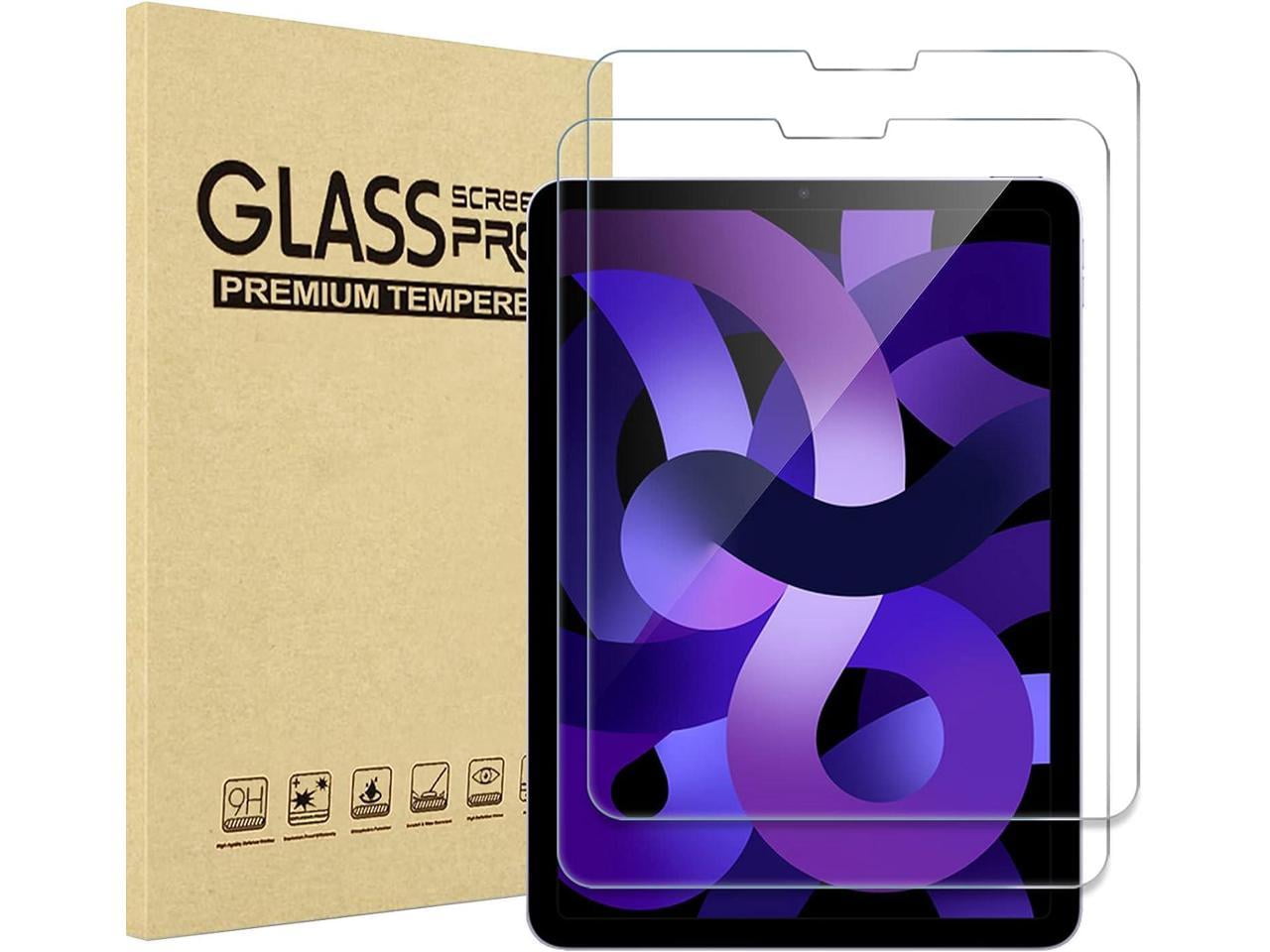 [2 Pack] Tempered Screen Protector For iPad Air 4 Air 5 Generation 10.9 ...