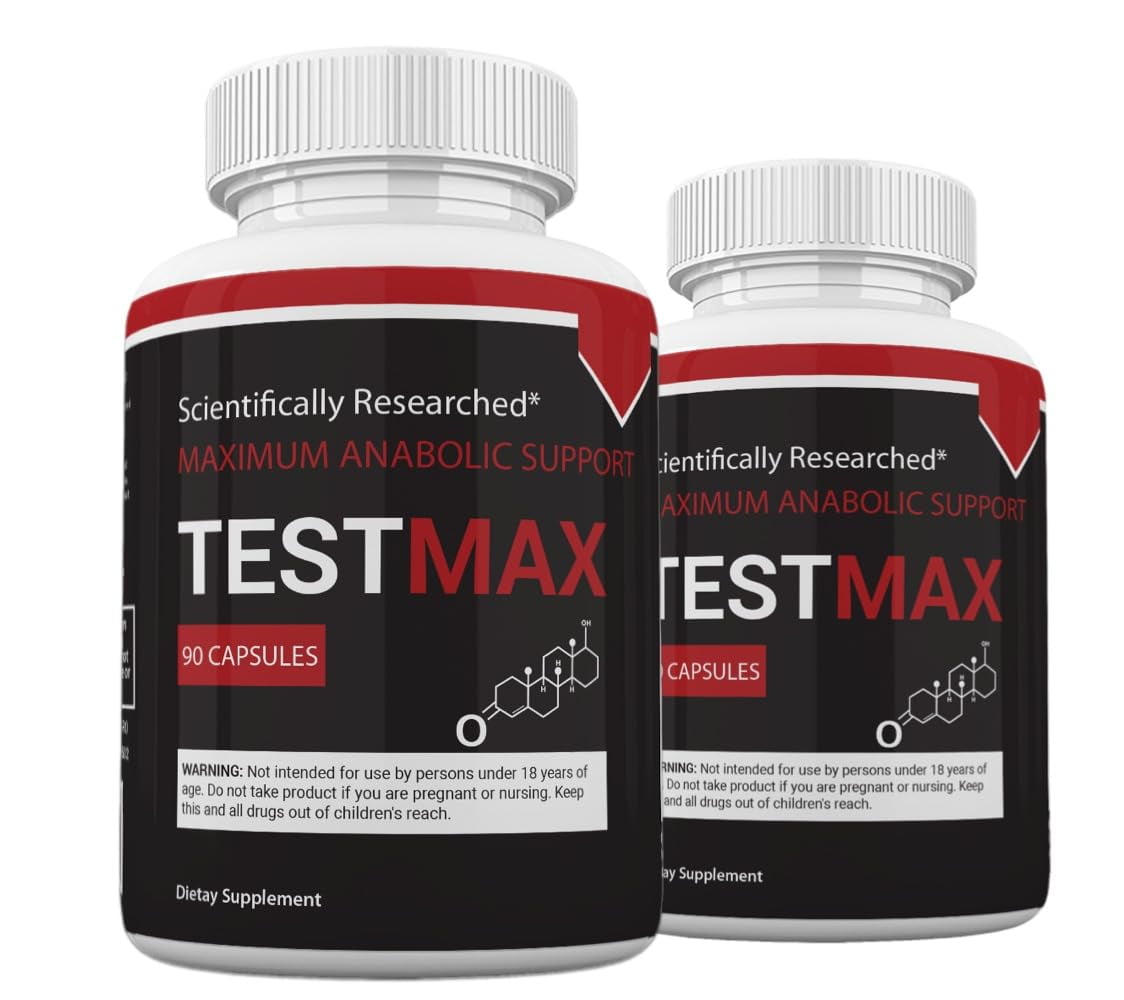 (2 Pack) Test Max Supplement, Test Max Pills Premium Formula, TestMax ...