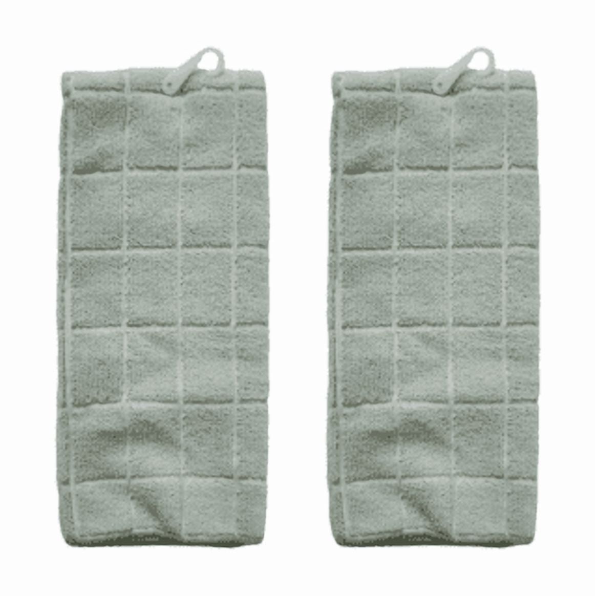2-Pack Textured Sage Green Kitchen Towels – Absorbent & Quick-Dry ...