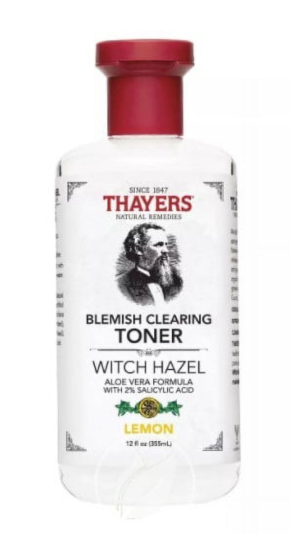 (2 Pack) Thayers Witch Hazel Blemish Clearing Toner Lemon 12oz ...