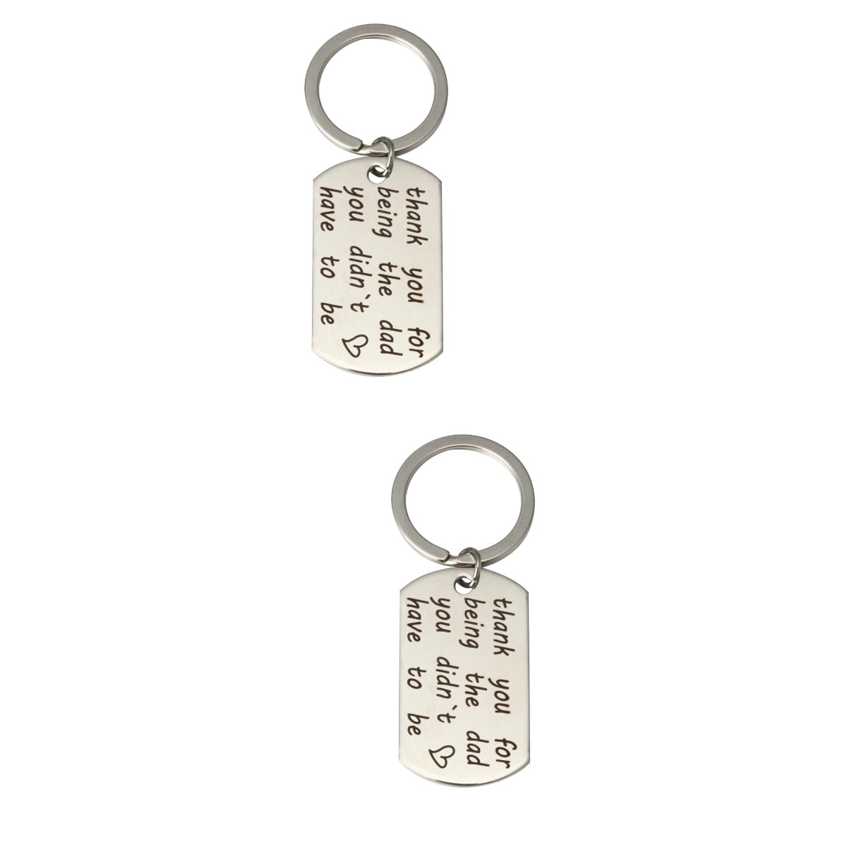 2 Pack The Gift Key Fob Father's Day Gifts Key Ring Father's Day ...