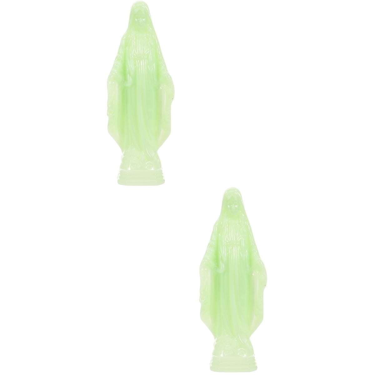 2 Pack The Gift Virgin Mary Shaped Figurine Mary Statue Catholic Mini ...