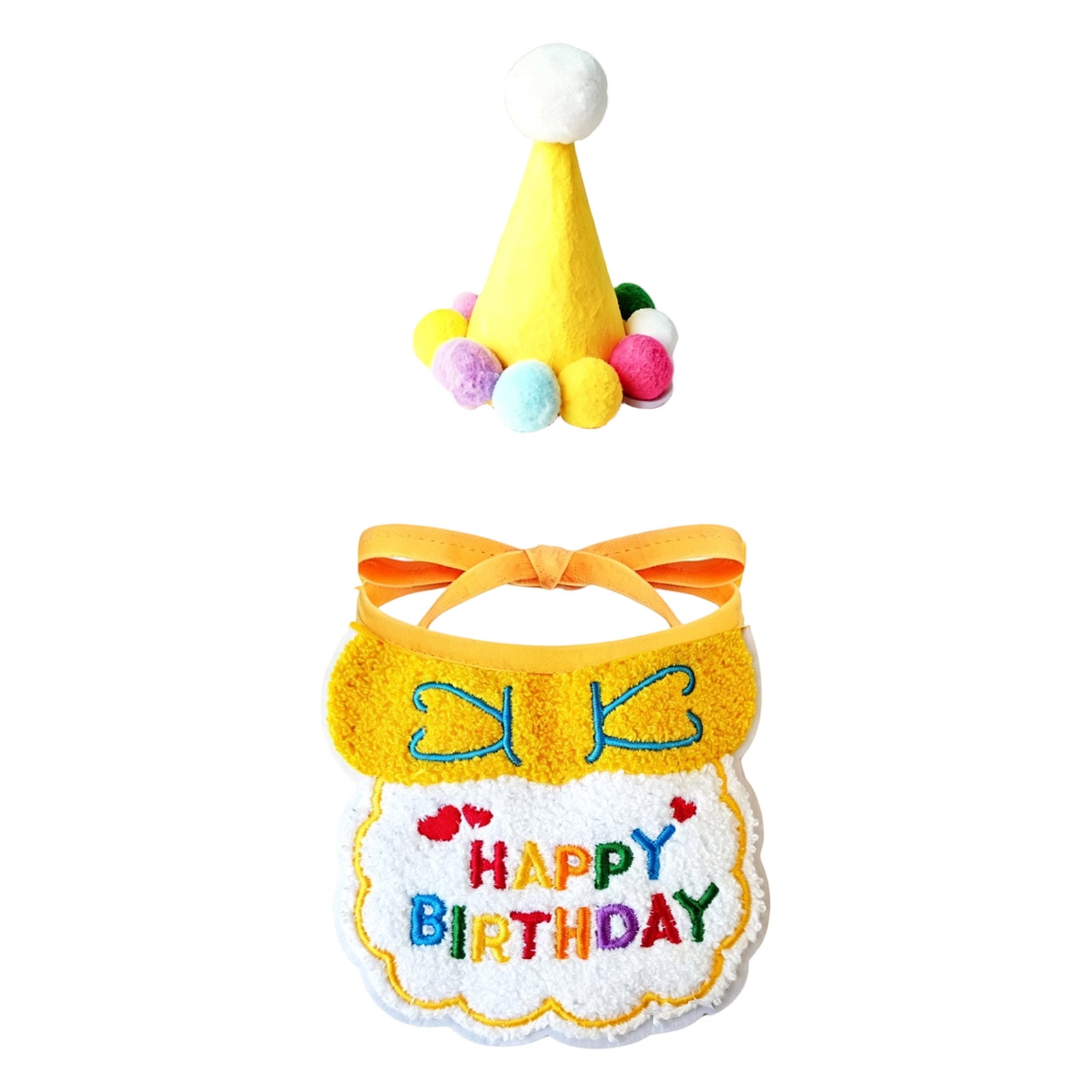 2-Pack Themed Birthday Goose Accessories, Party Hat & Bandana Outfit ...